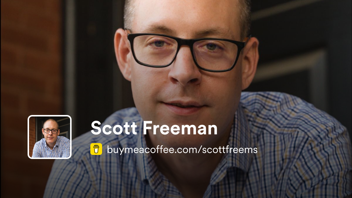 Scott Freeman - Buymeacoffee
