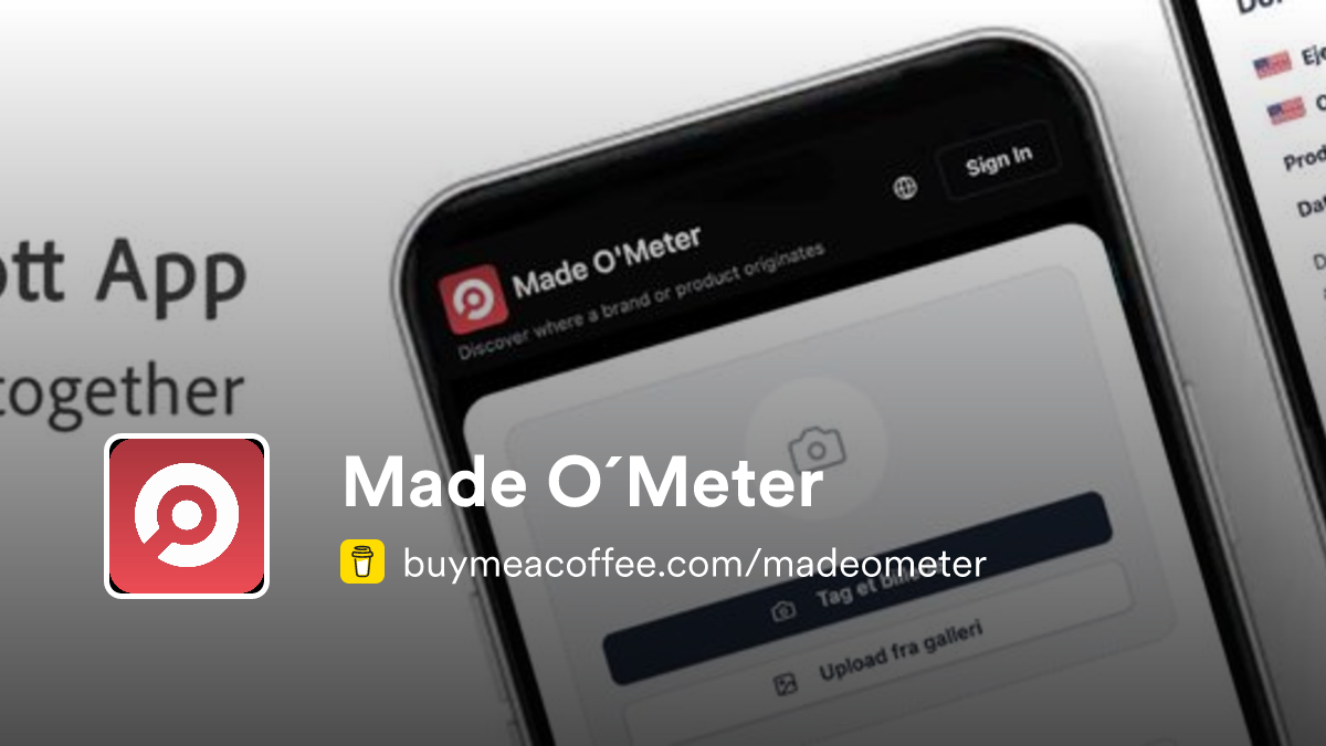 Made O´Meter is Transparency app made in Denmark to support EU, Canada ...