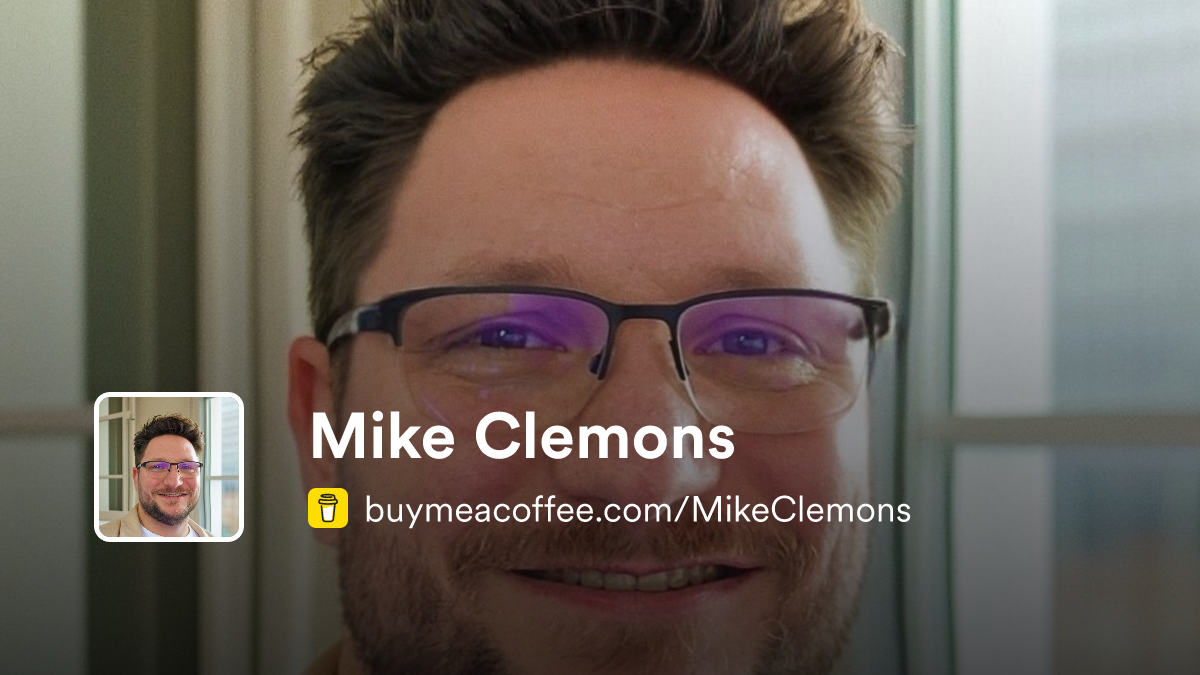 Mike Clemons - Buymeacoffee