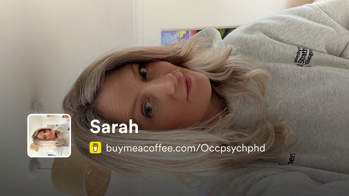 Sarah - Buymeacoffee