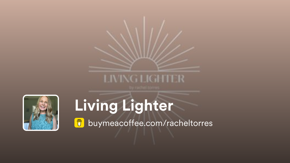 Living Lighter - Buymeacoffee