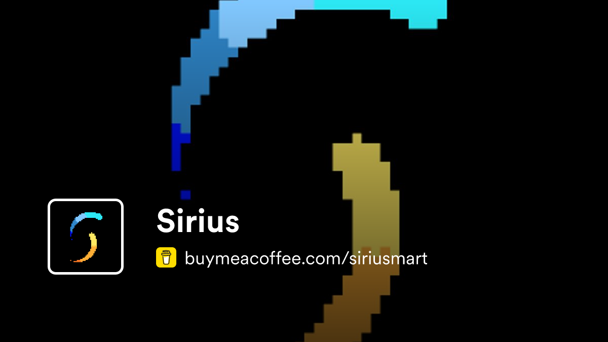 Sirius - Buymeacoffee