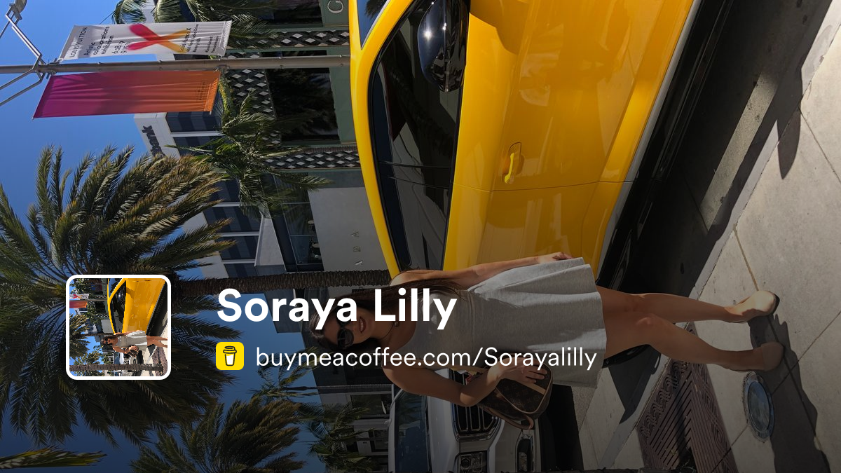 Soraya Lilly - Buymeacoffee