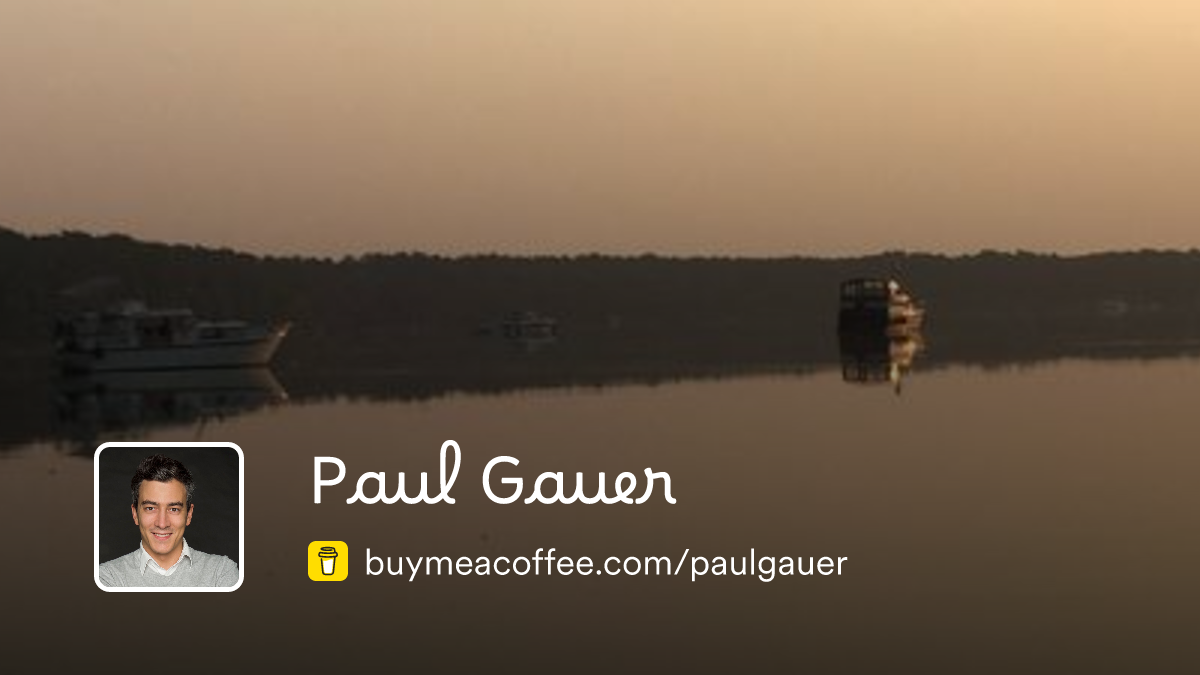 Paul Gauer is free software - Buymeacoffee
