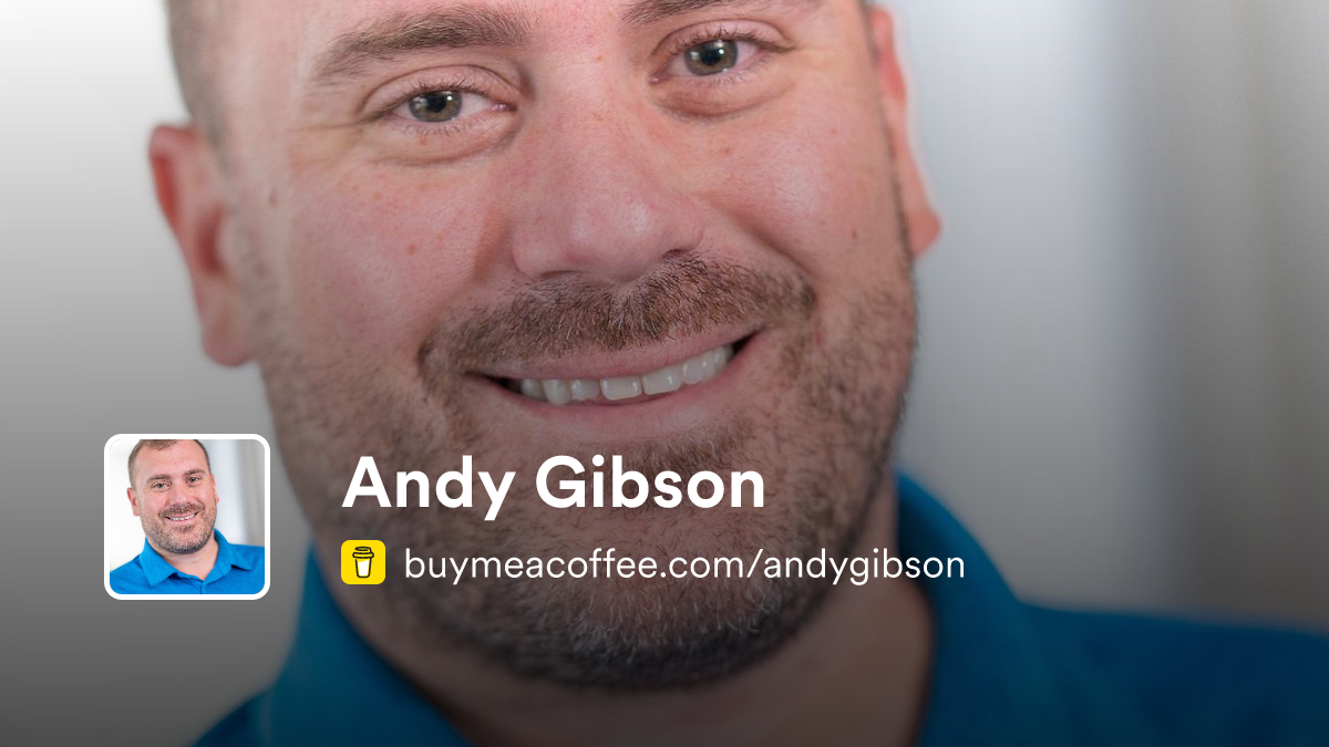 Andy Gibson - Buymeacoffee