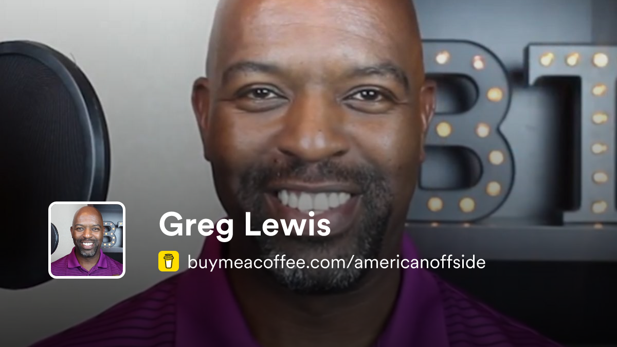 Greg Lewis - Buymeacoffee