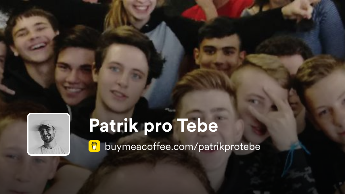Patrik pro Tebe - Buymeacoffee