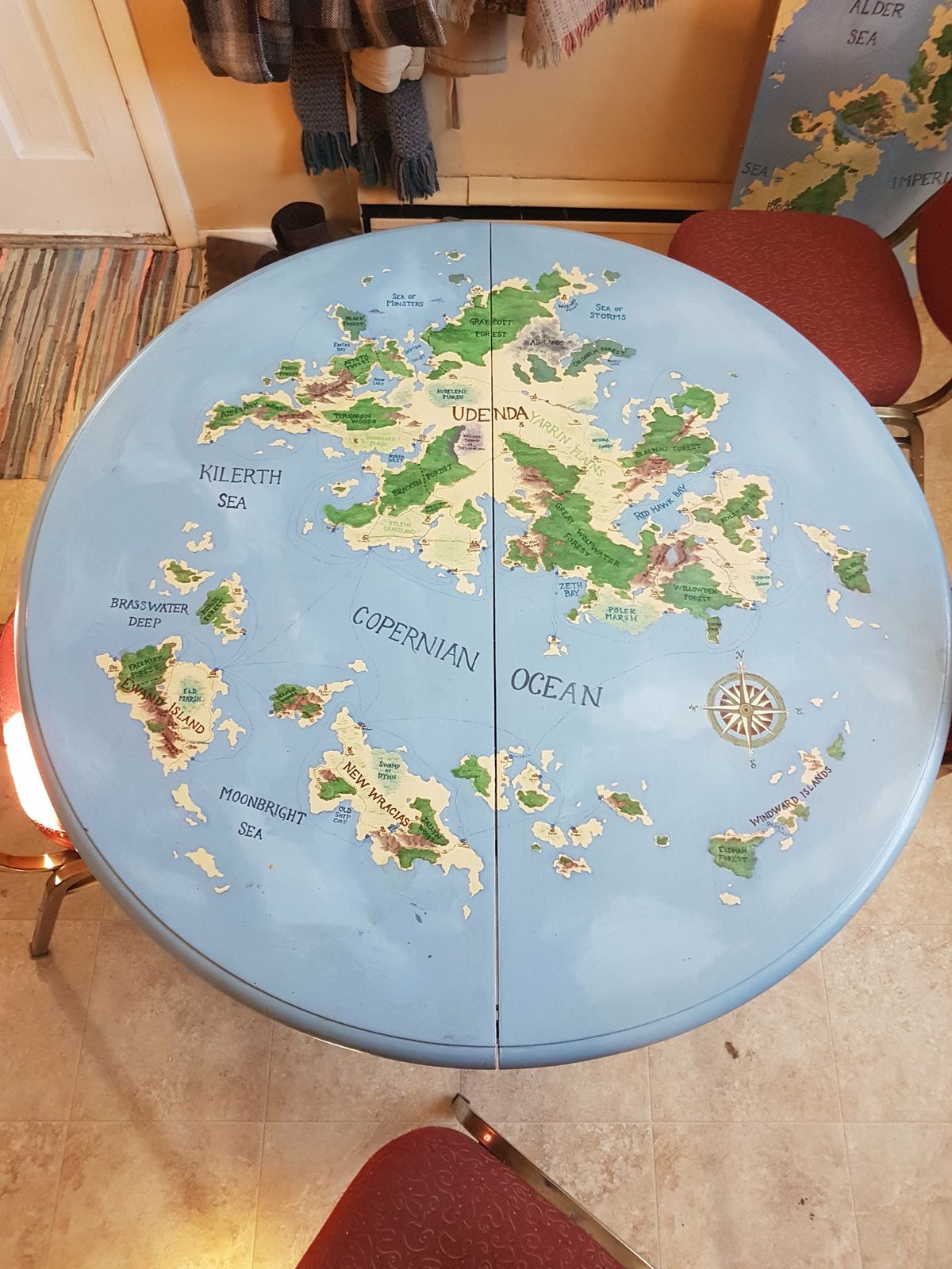 Fantasy World Map Table — Vicco - Buymeacoffee