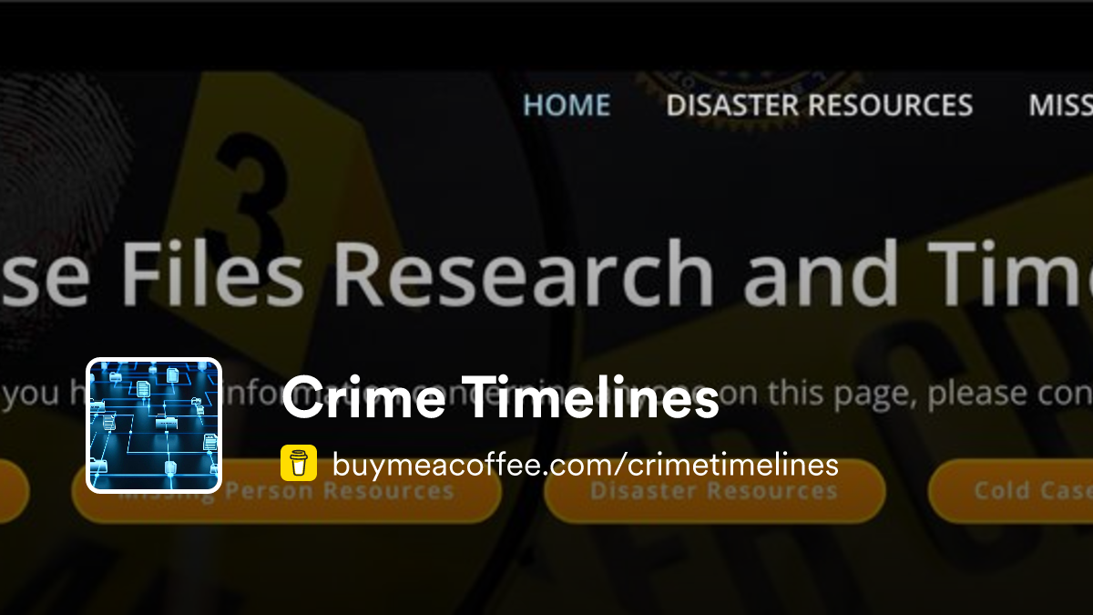 Crime Timelines - Buymeacoffee