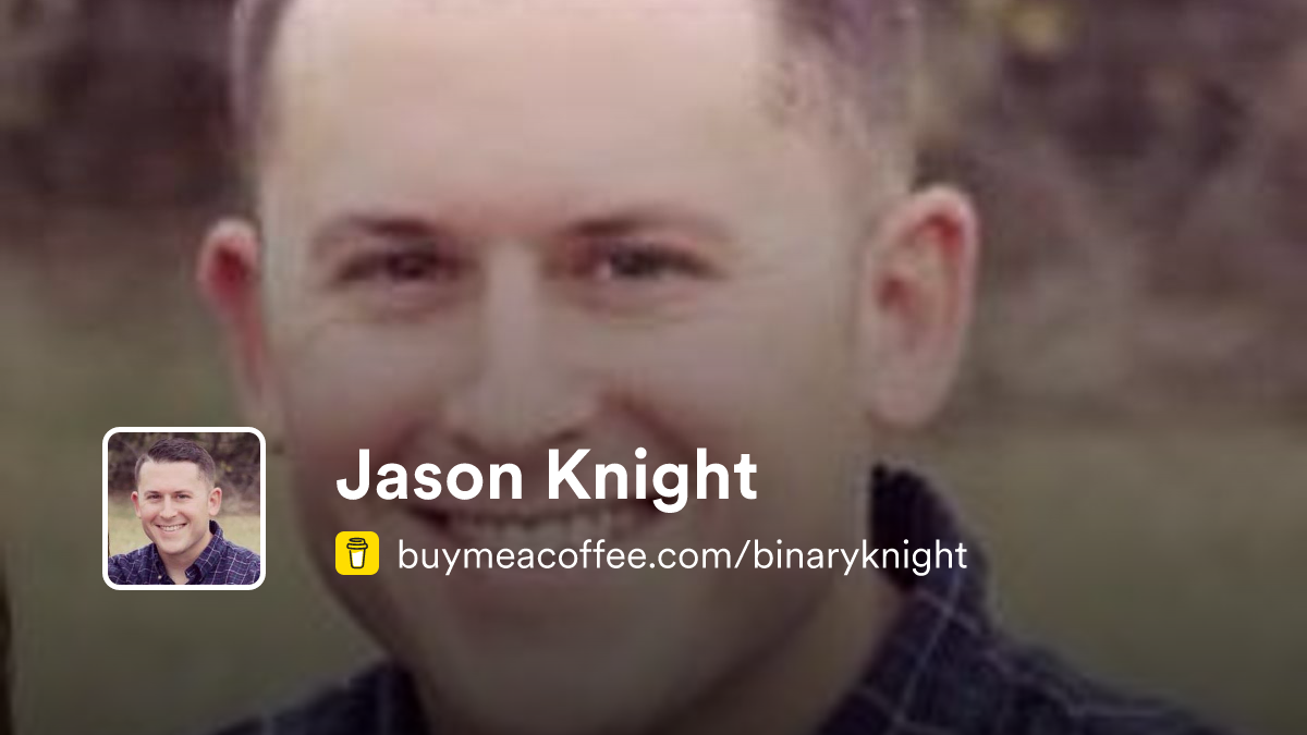 Jason Knight - Buymeacoffee