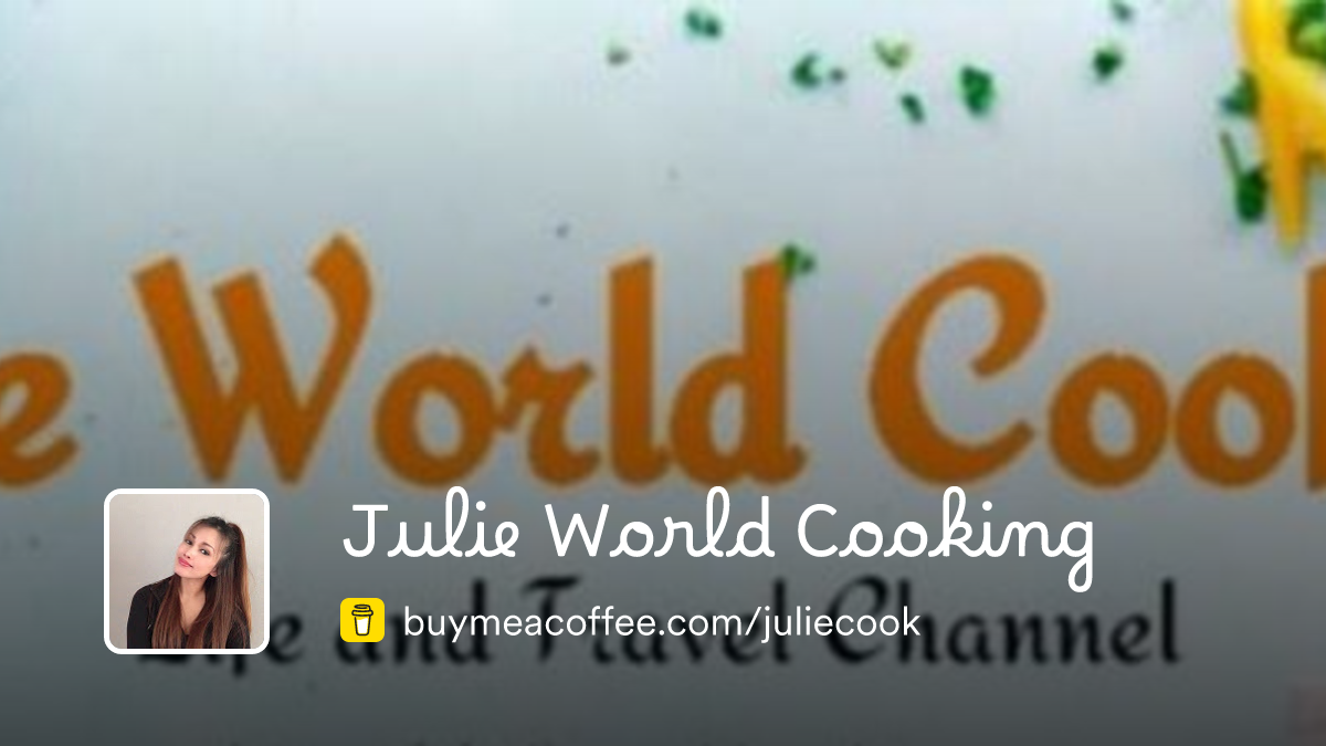 Julie World Cooking is sharing cooking recipe from around the world ...
