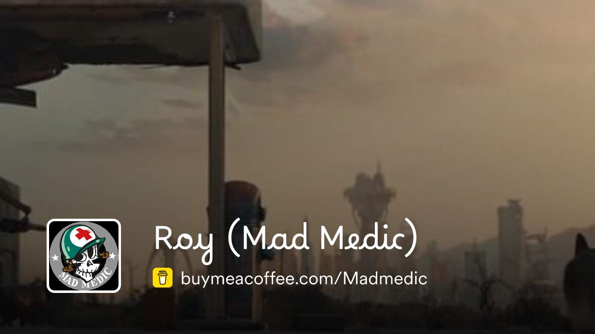 Roy (Mad Medic) is Creating tunes and loving life. - Buymeacoffee