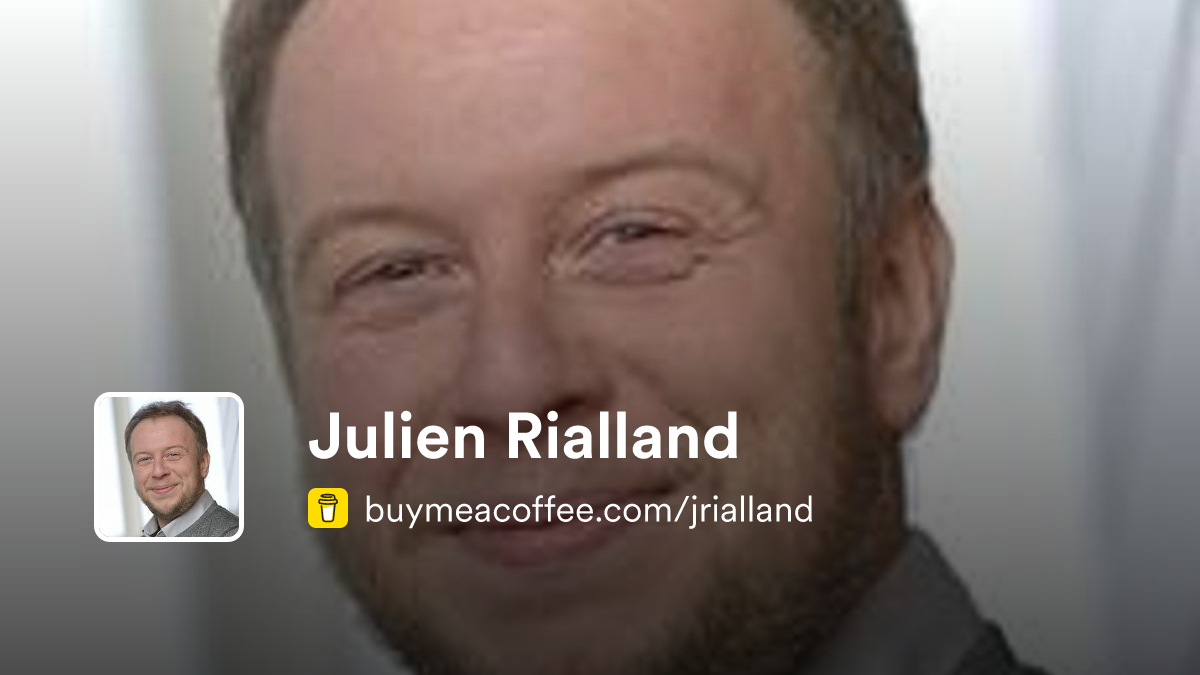 Julien Rialland - Buymeacoffee
