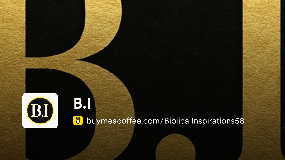 Extras | B.I - Buymeacoffee