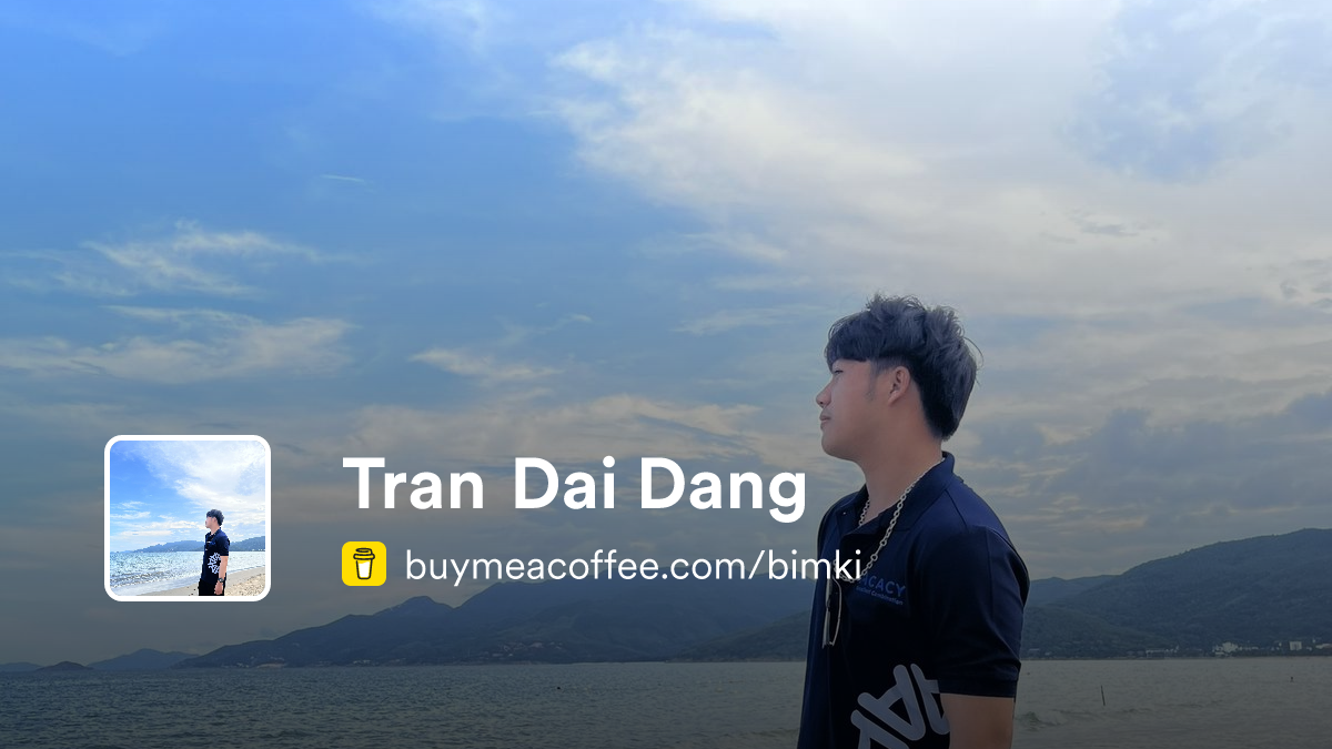 Tran Dai Dang - Buymeacoffee