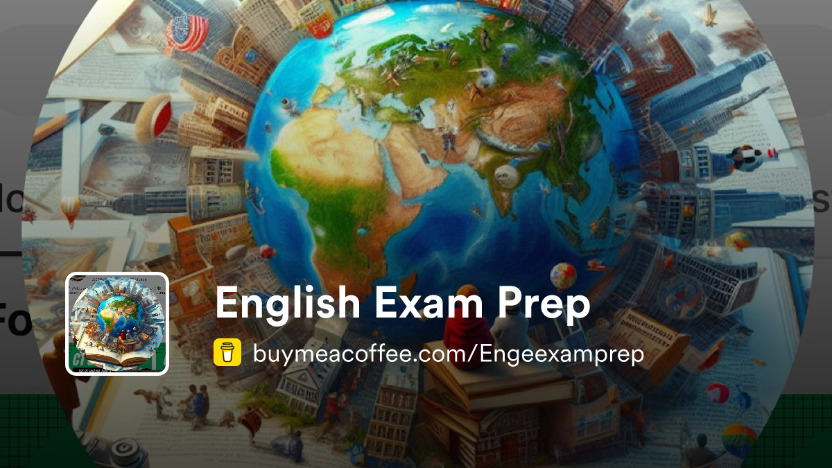 English Exam Prep - Buymeacoffee