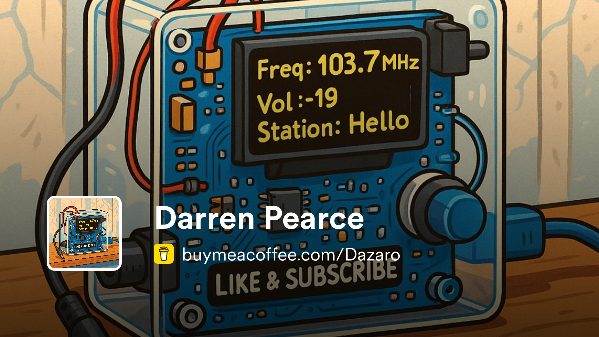 Darren Pearce - Buymeacoffee