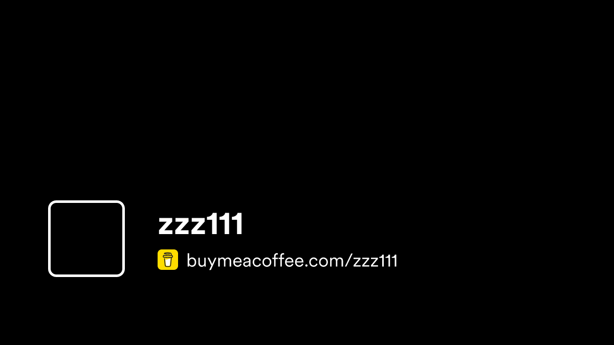 zzz111 - Buymeacoffee