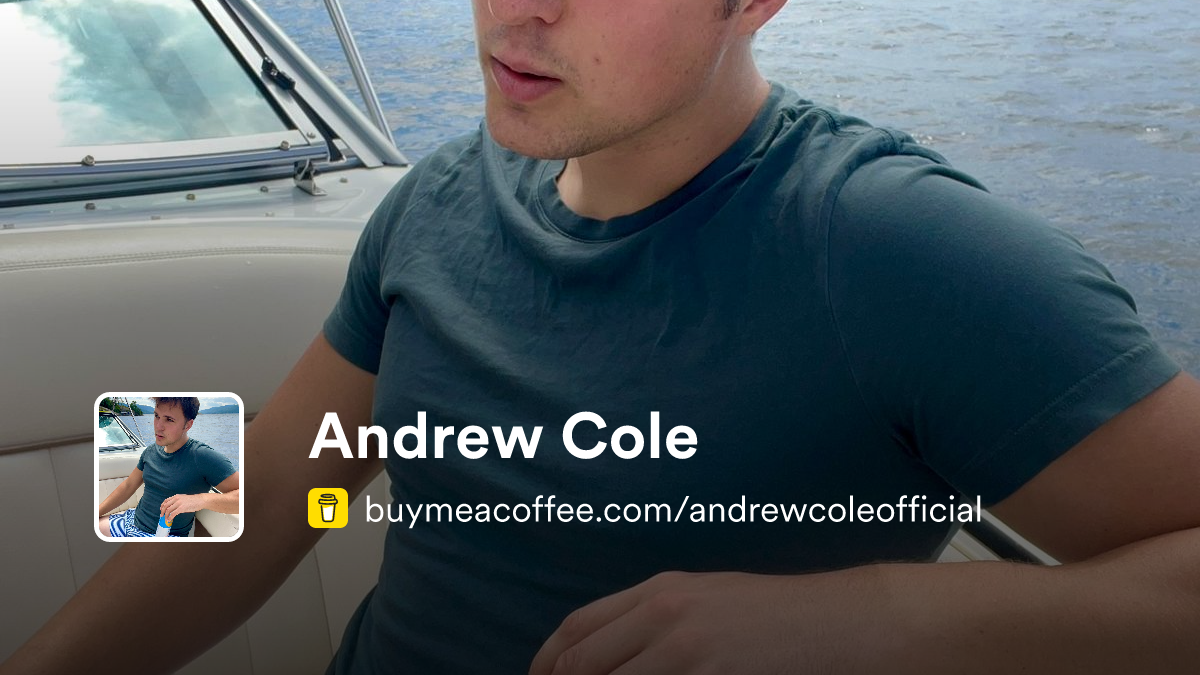 Andrew Cole - Buymeacoffee