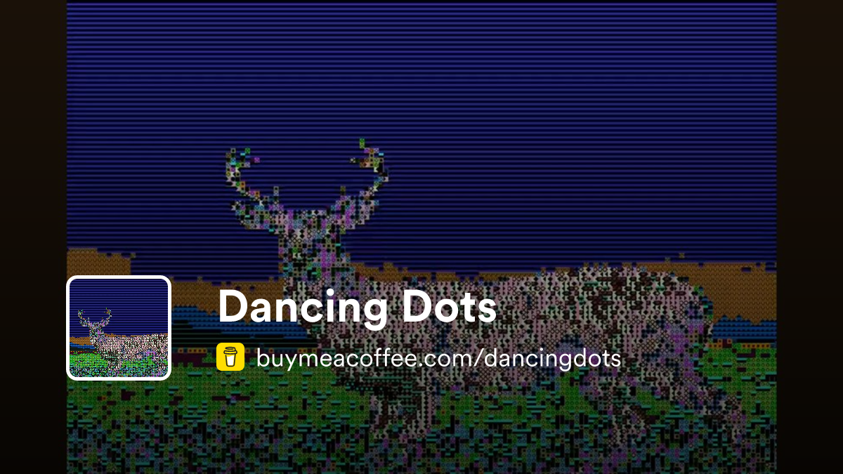Dancing Dots - Buymeacoffee