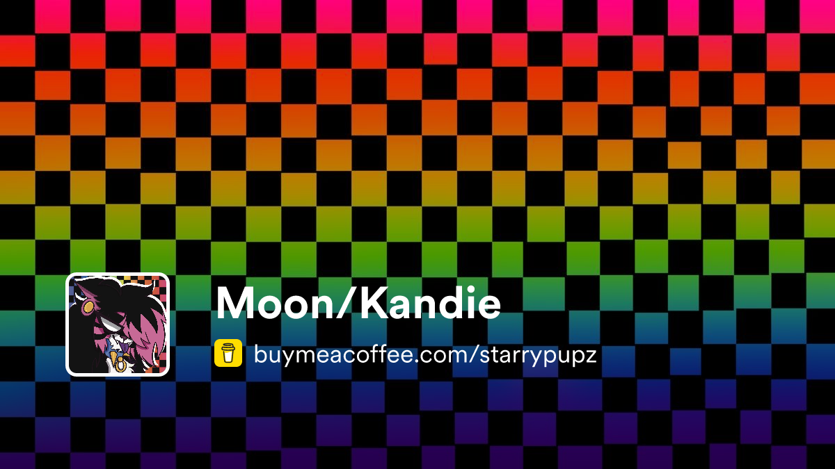 Moon/Kandie is a streamer and artist - Buymeacoffee