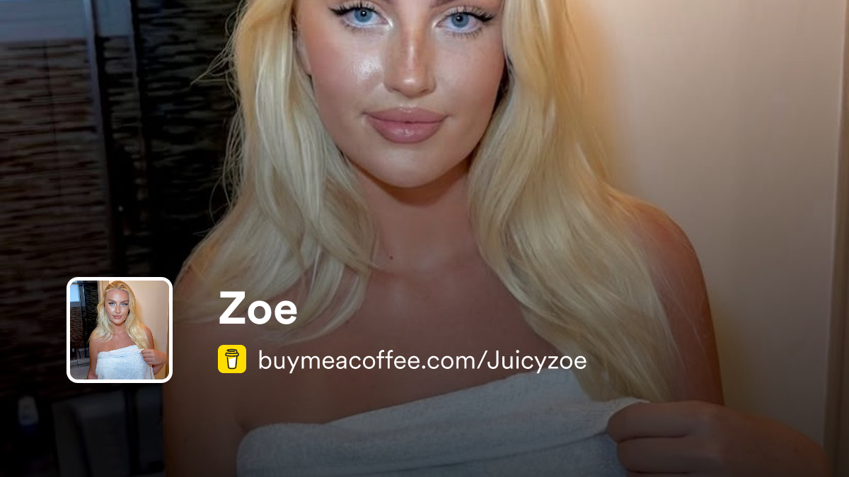 Zoe - Buymeacoffee