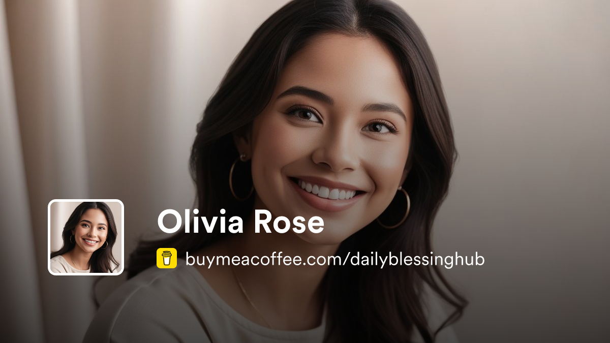 Membership | Olivia Rose - Buymeacoffee