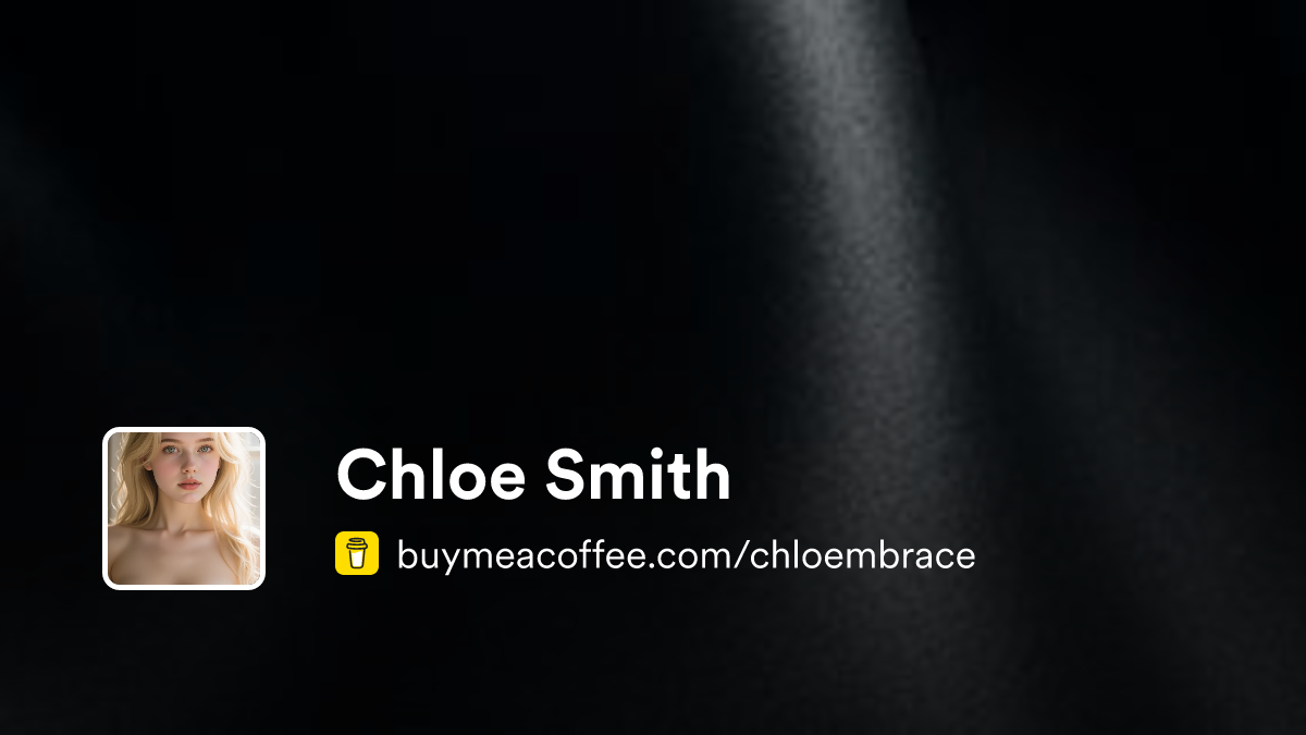 Chloe Smith - Buymeacoffee