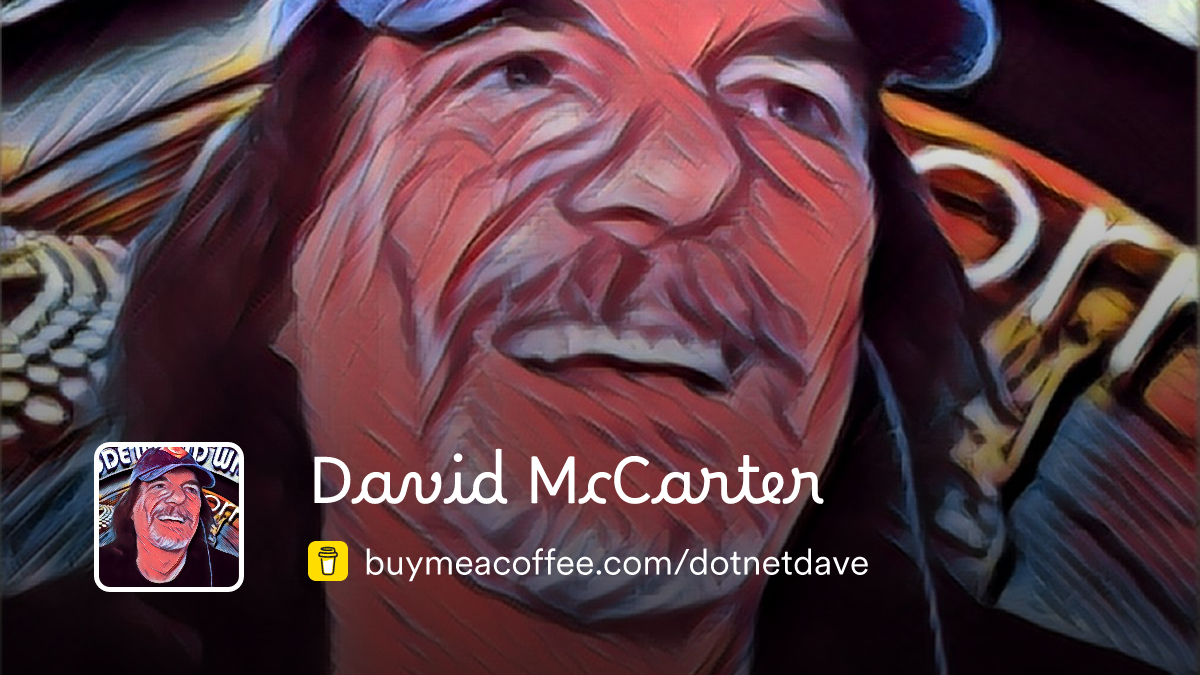 David McCarter is Online content for software engineers. - Buymeacoffee