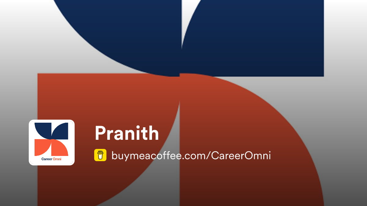 Pranith - Buymeacoffee