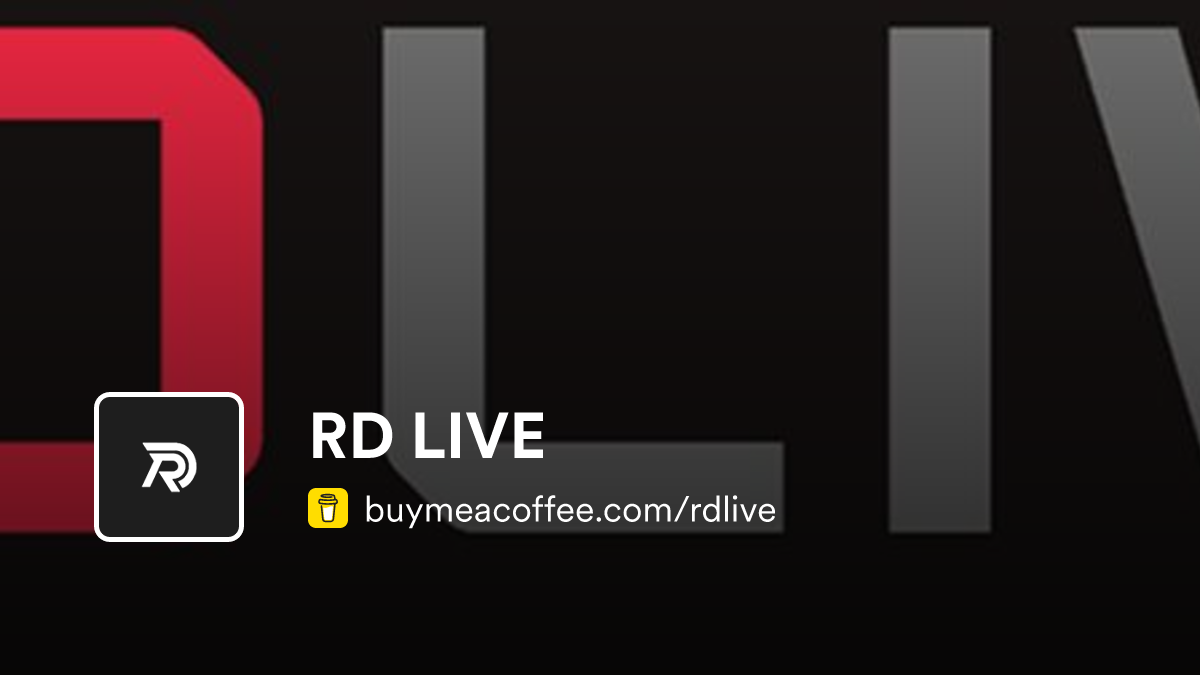 RD LIVE - Buymeacoffee