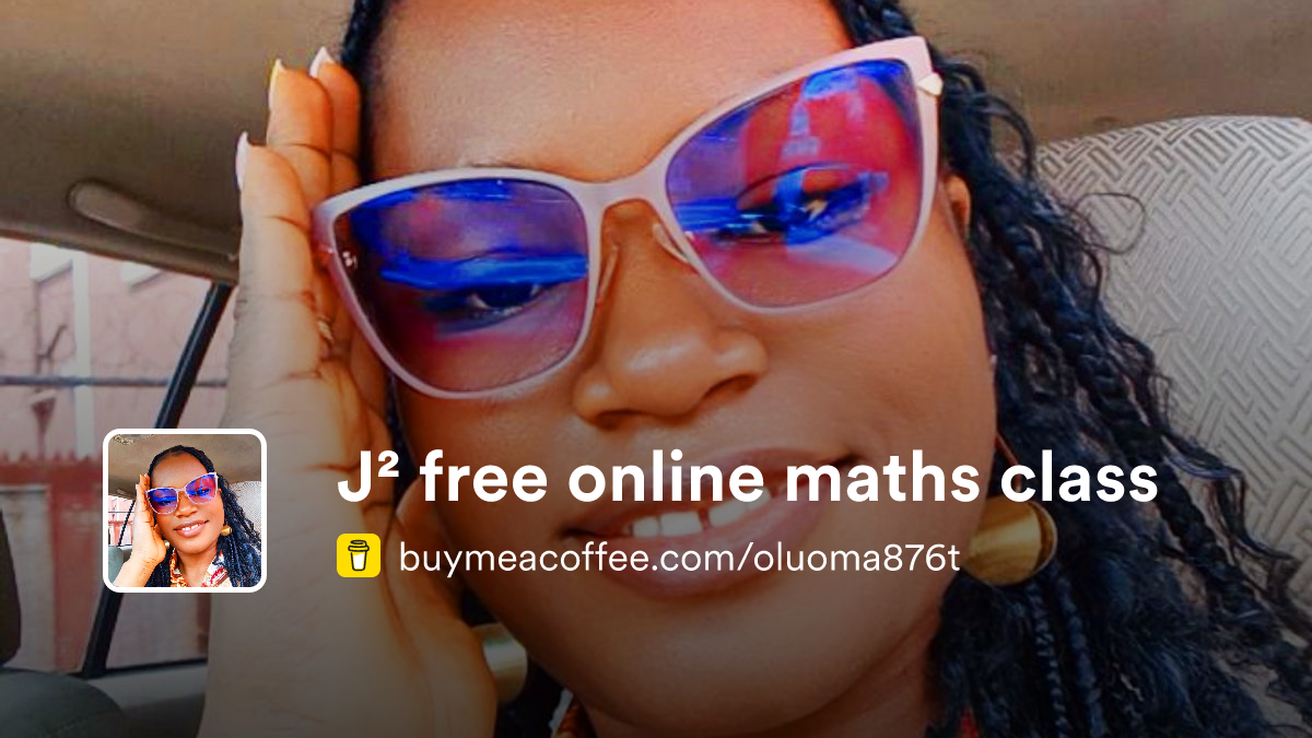 J² free online maths class - Buymeacoffee