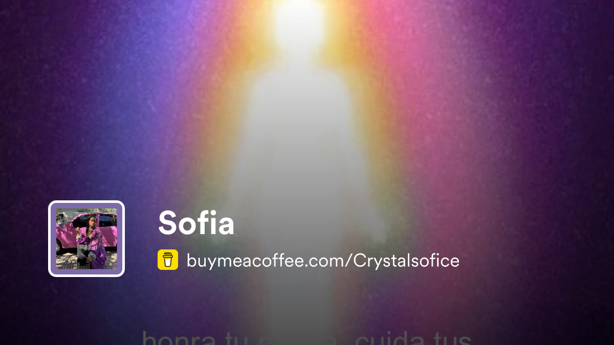Sofia is Paintings and performances - Buymeacoffee