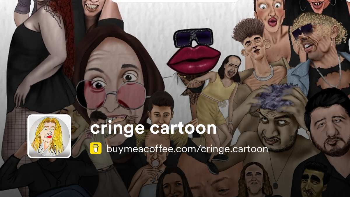 cringe cartoon - Buymeacoffee