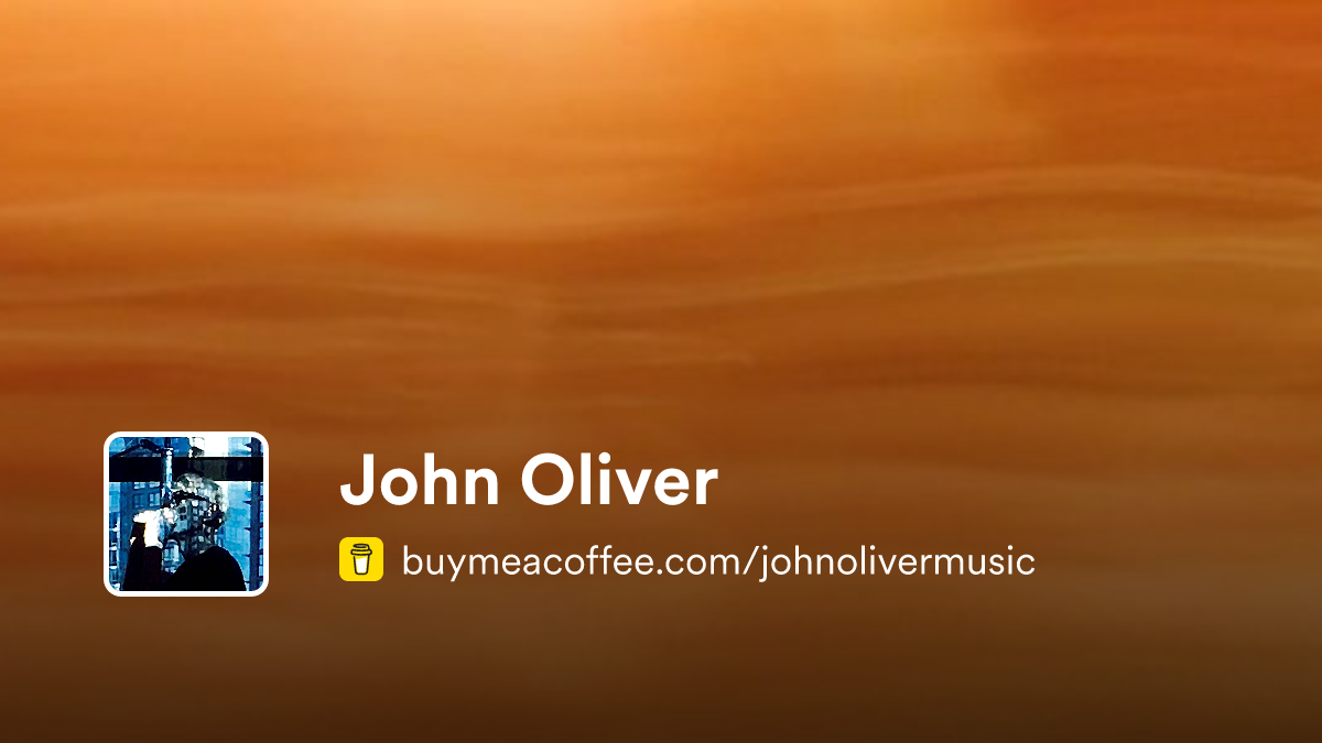 John Oliver - Buymeacoffee