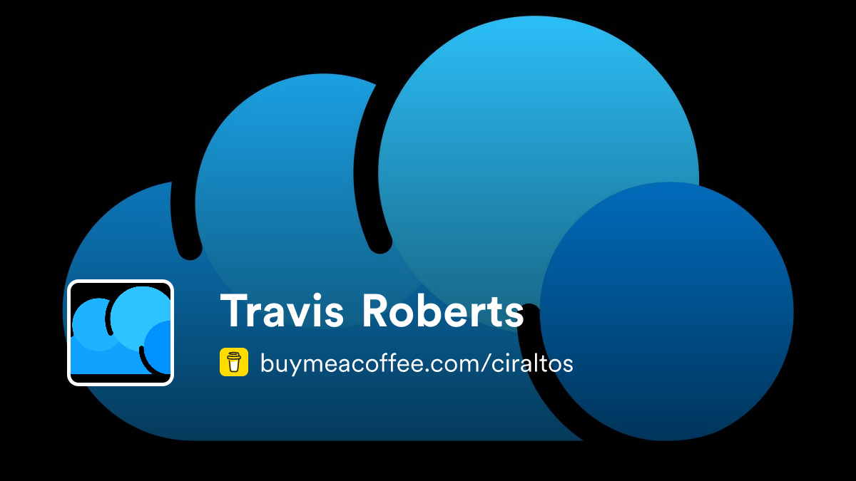 Travis Roberts - Buymeacoffee
