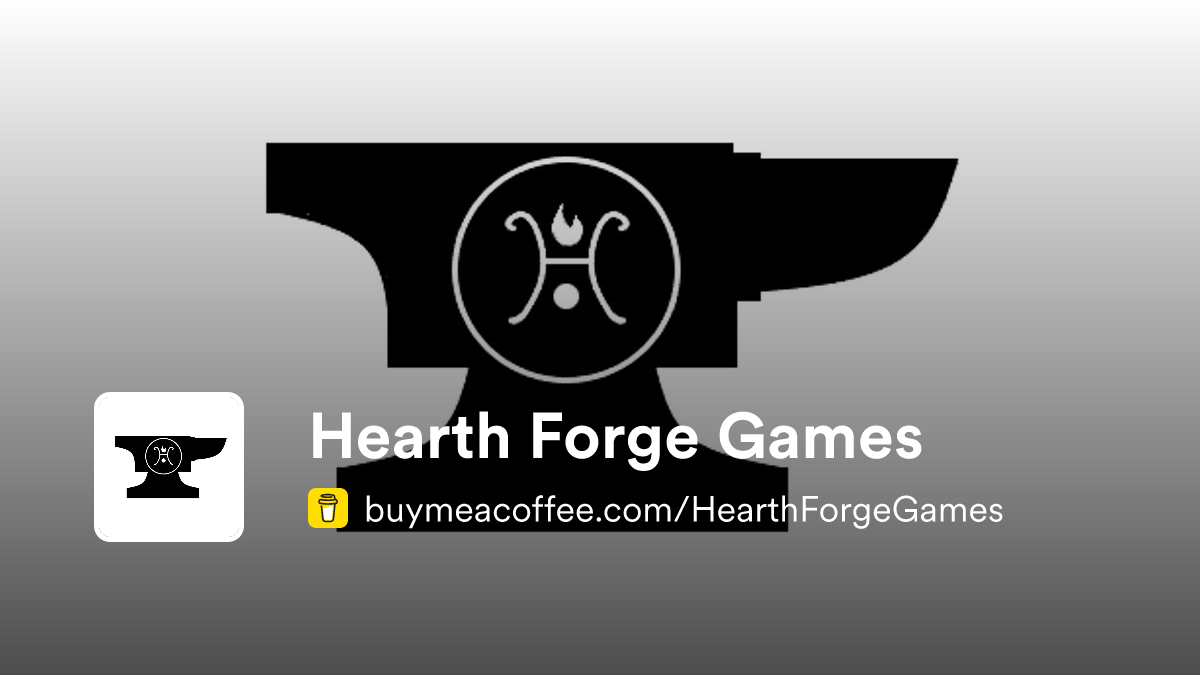 Hearth Forge Games - Buymeacoffee