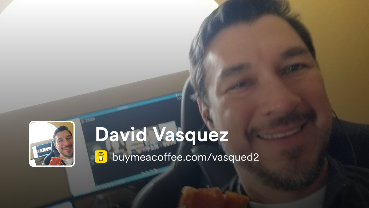 David Vasquez - Buymeacoffee