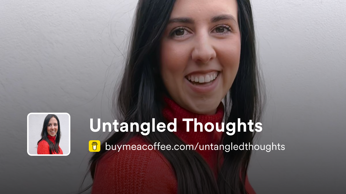 Untangled Thoughts - Buymeacoffee