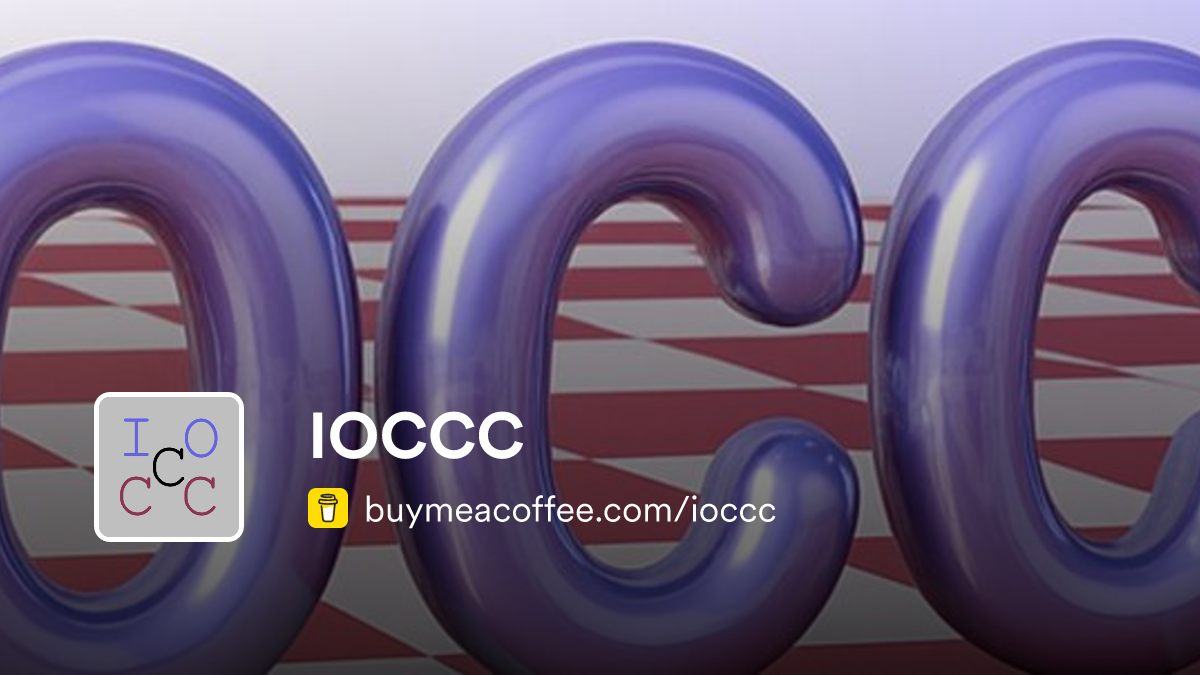 IOCCC is International Obfuscated C Code Contest - Buymeacoffee