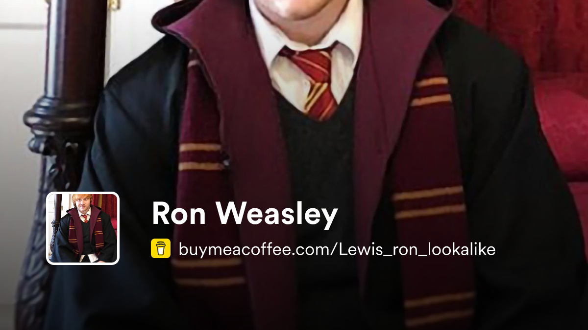 Ron Weasley - Buymeacoffee