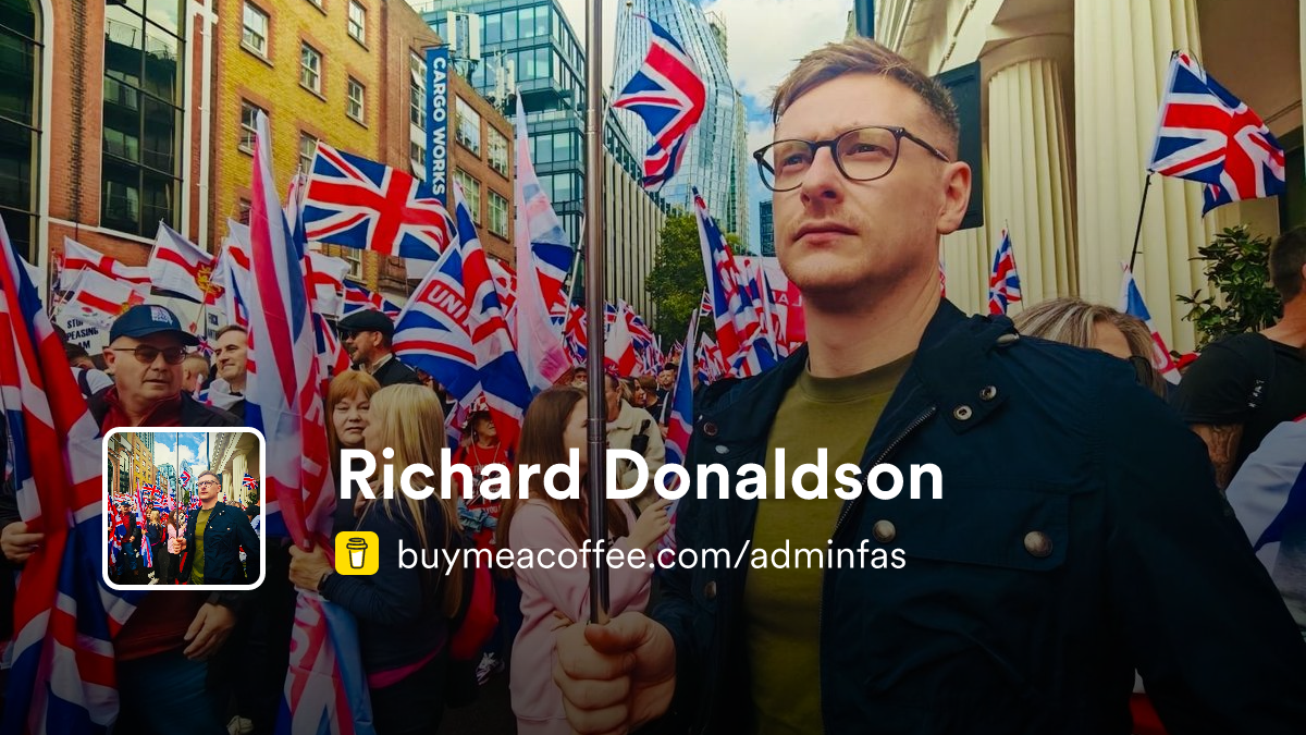 Richard Donaldson is Thank you for supporting my social media content ...