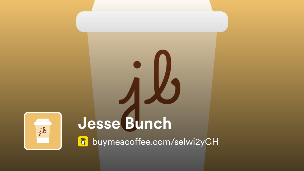 Jesse Bunch - Buymeacoffee