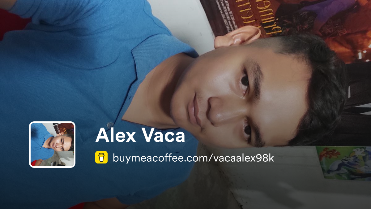 Alex Vaca - Buymeacoffee