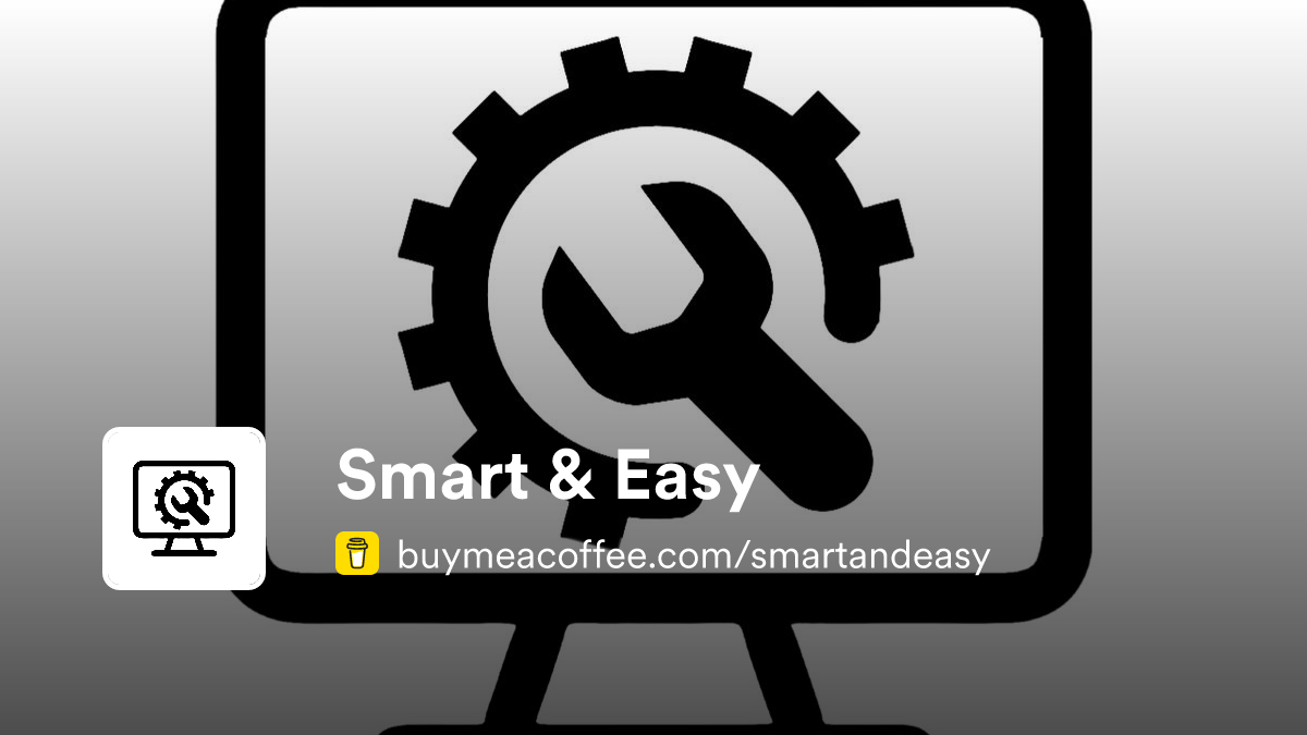 Smart & Easy - Buymeacoffee
