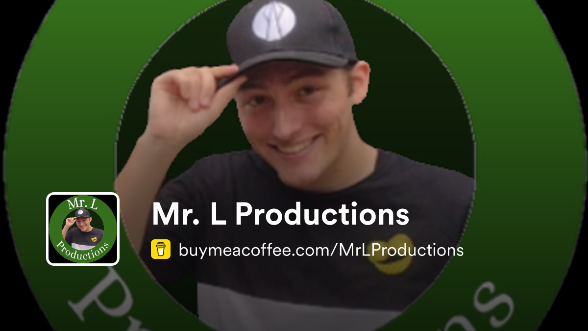 Mr. L Productions - Buymeacoffee