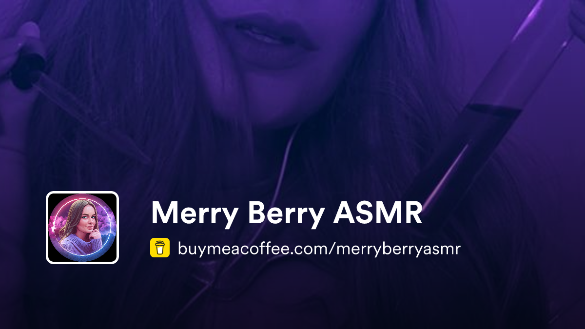 Merry Berry ASMR - Buymeacoffee