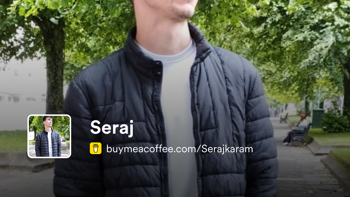 Seraj - Buymeacoffee