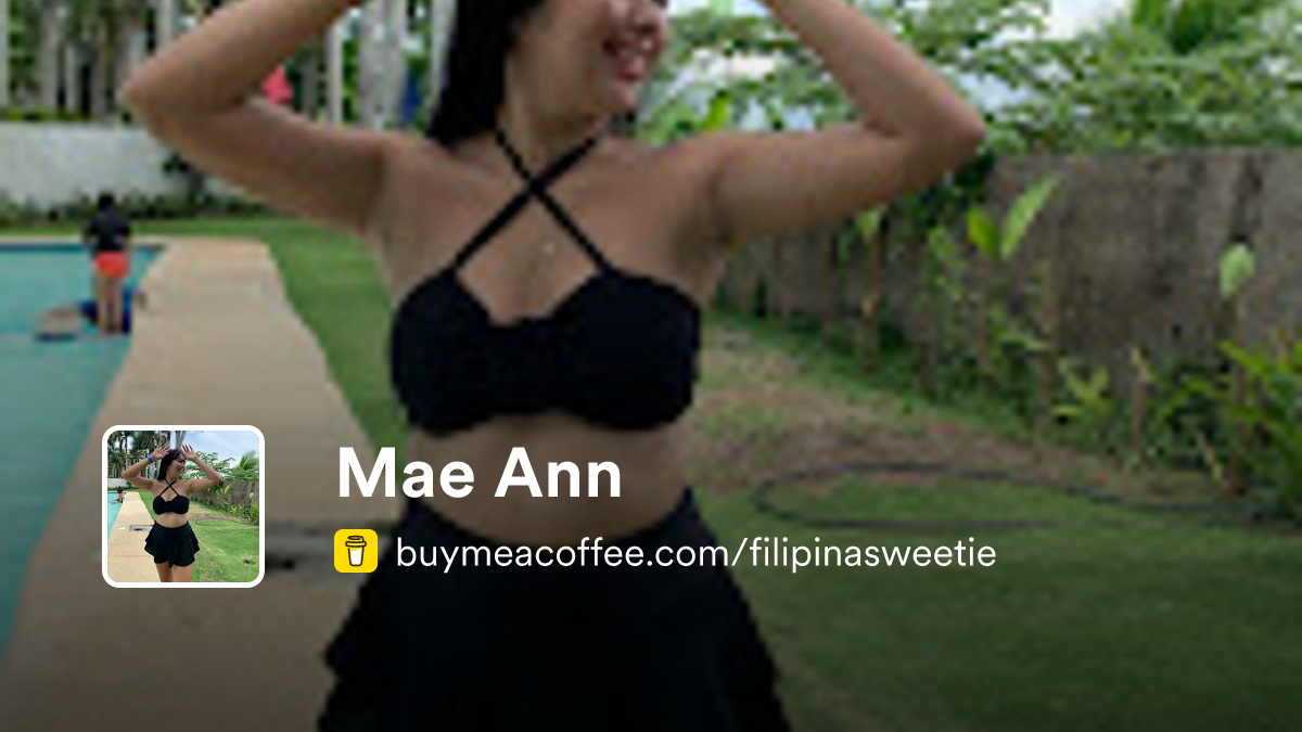 Mae Ann is Content Creator / Vlogger - Buymeacoffee