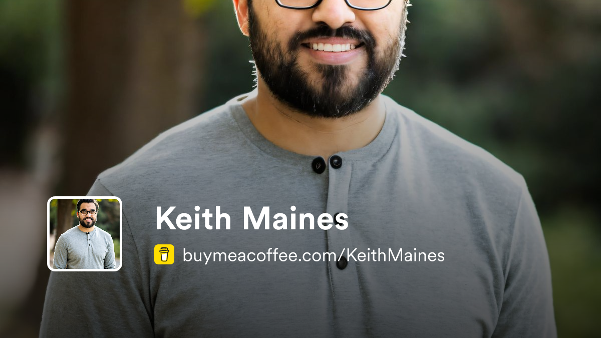 Keith Maines - Buymeacoffee